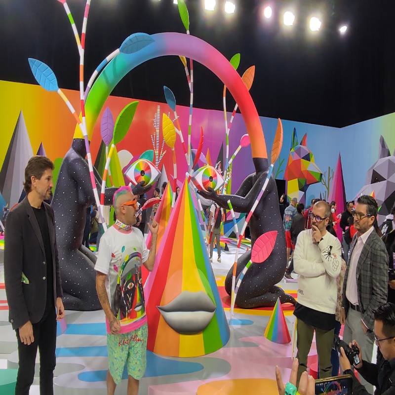 Okuda San Miguel por primera vez en México con ‘Metamorfsis’ - Centro ...