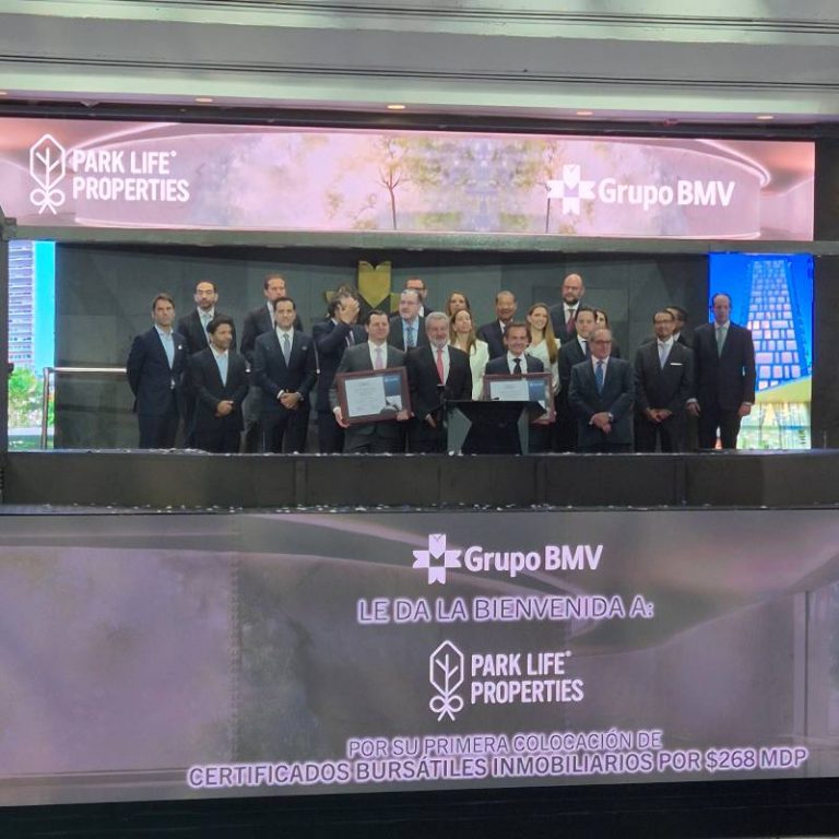 Fibra Park Life llega a la BMV con colocación de 268 mdp - Centro Urbano