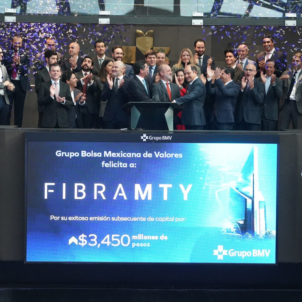 La empresa con más emisiones de capital en BMV: Fibra Mty - Centro Urbano