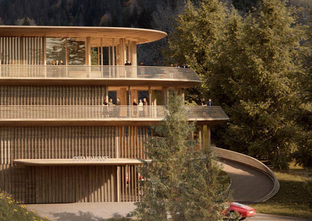 Foster + Partners diseña proyecto residencial de madera en Suiza ...