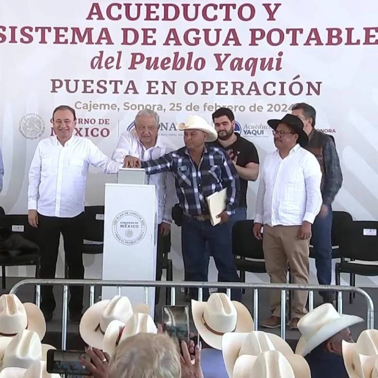 Acueducto Yaqui suministrará agua potable a 34,000 personas - - Centro ...