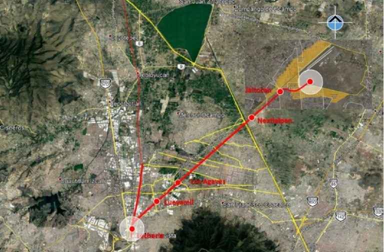 Tren Suburbano conectará con el Aeropuerto Internacional Felipe Ángeles ...